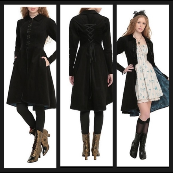 Hot Topic | Jackets & Coats | Disney Cinderella Black Velvet Victorian ...